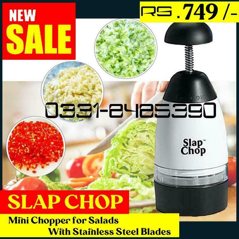 Slap Chop Slicer with Stainless Steel Blades Vegetable Chop